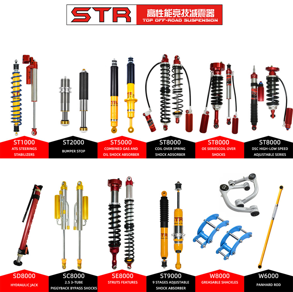 STR 4x4 lift kit adjustable rear adjustable nitrogen shocks for ...