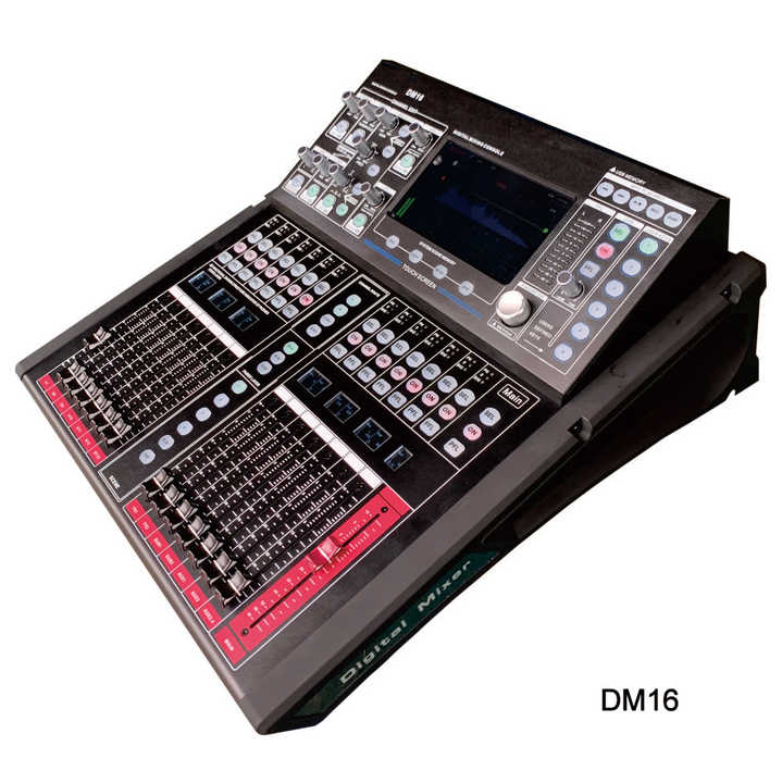 16-channel Digital Audio PA System Mixer with Built-in Effects
