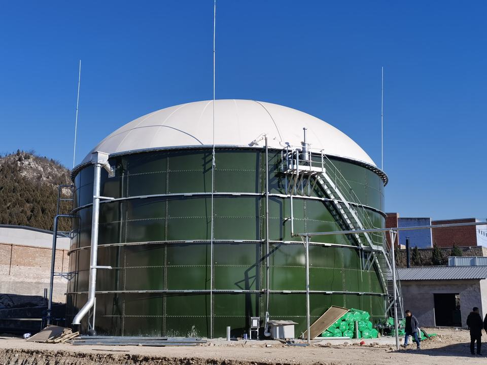 Biogas Digester Anaerobic Digester for a Sewage Plant Glass Fused to ...