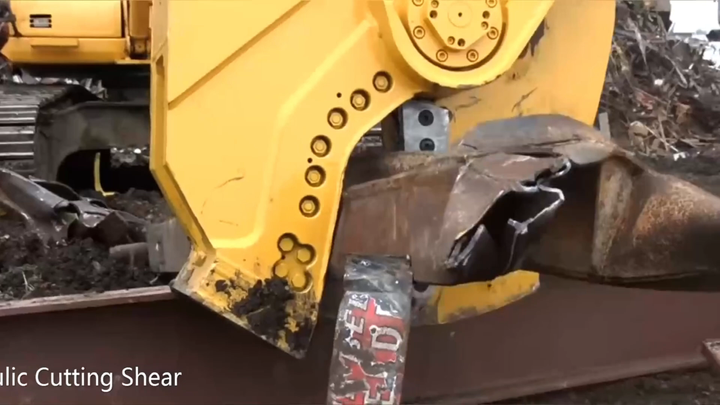 MONDE new excavator demolition shear boom installation arm fitted ...