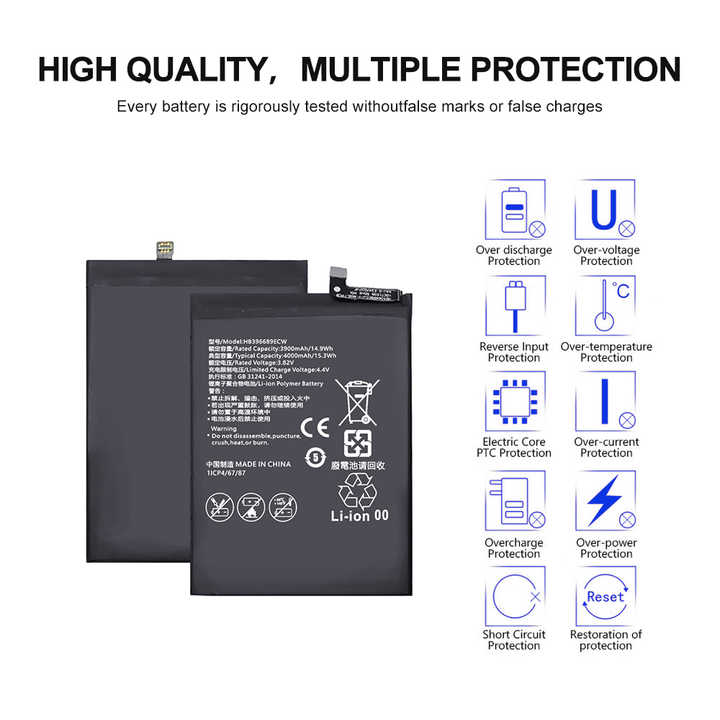 Original Replacement Lithium Polymer Mobile Phone Battery for Huawei ...