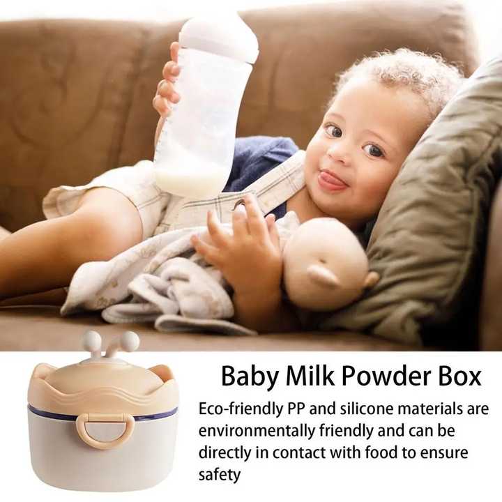 Kids Formula Container Portable Formula Dispenser With Spoon Tiered ...