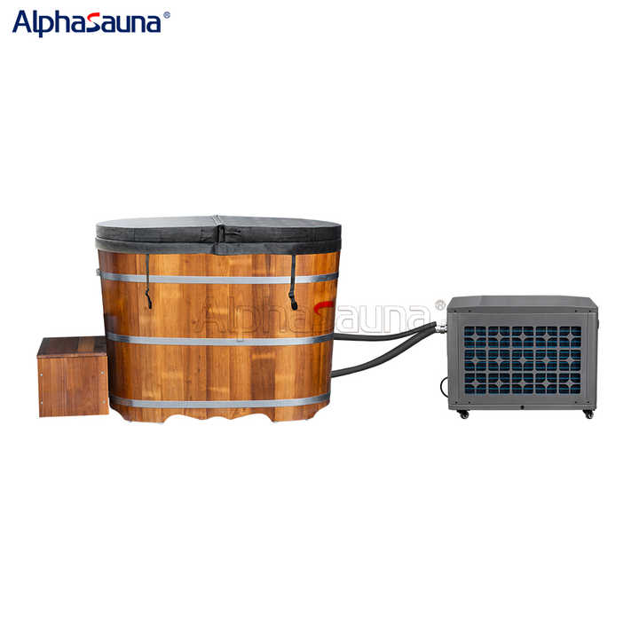 Wooden Ice Bath Water Chiller With Filter 1HP Wi-fi Water Chiller for ...