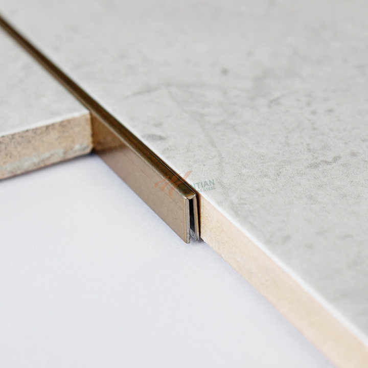 Vibration Finish Marble Floor Transition Strip 6mm L U Channel Shape ...