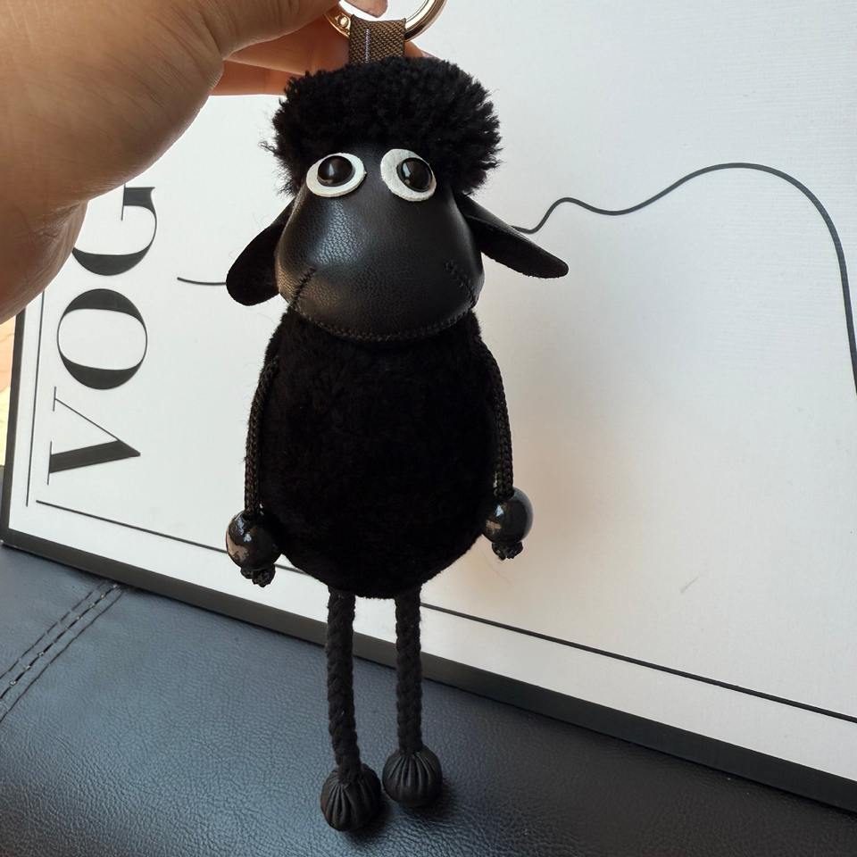 Trending Products 2026 New Arrivals Wholesale Cotton Lamb Keychain ...