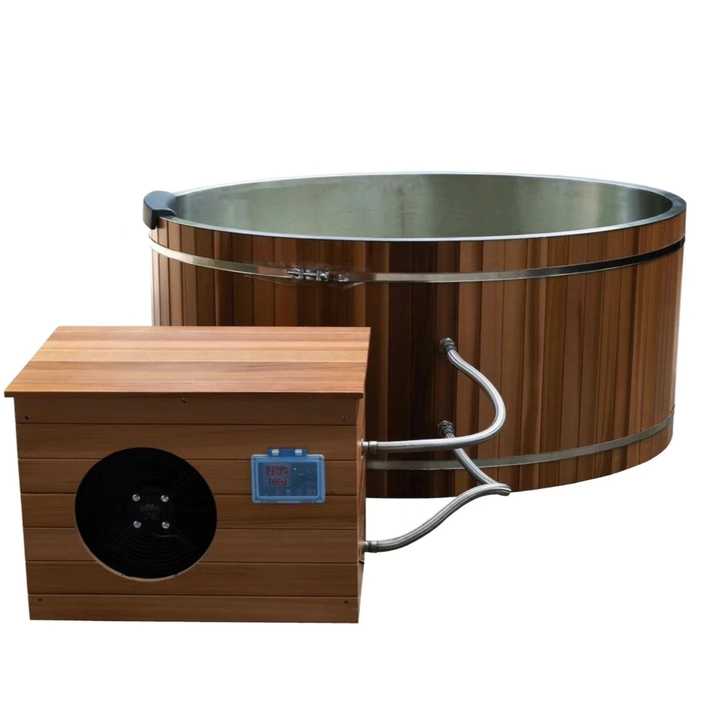 New Design 2 Person Red Cedar Ice Bath Ice Pool for Fitness