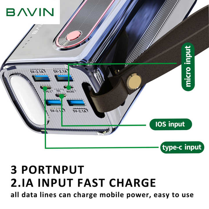 BAVIN Power Bank 50000mah - Ultimate High Capacity Battery