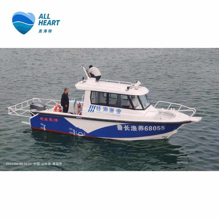 Allheart 8m Aluminium Patrol Boat - High Speed & Durability