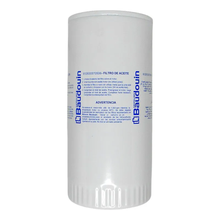 612600070506 WEICHAI BAUDOUIN Oil Filter - Reliable Performance