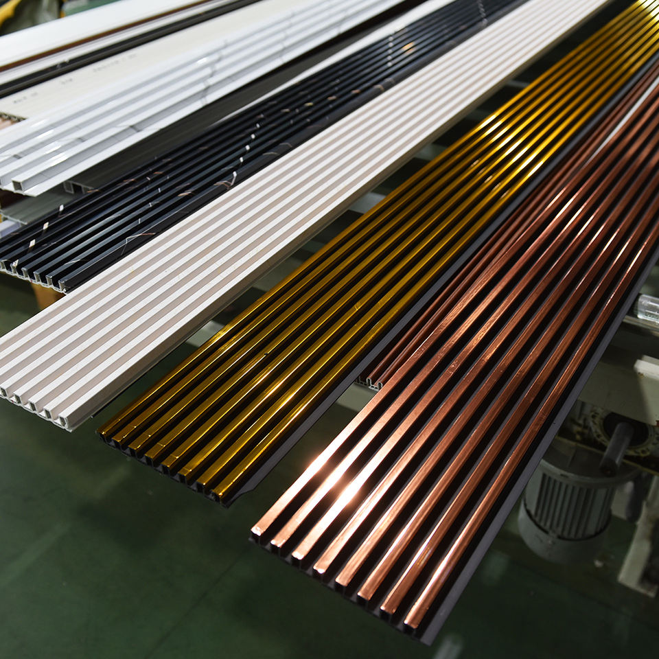 Eco-Friendly Interior WPC Wall Cladding 3D Slatted Wall Panel ...