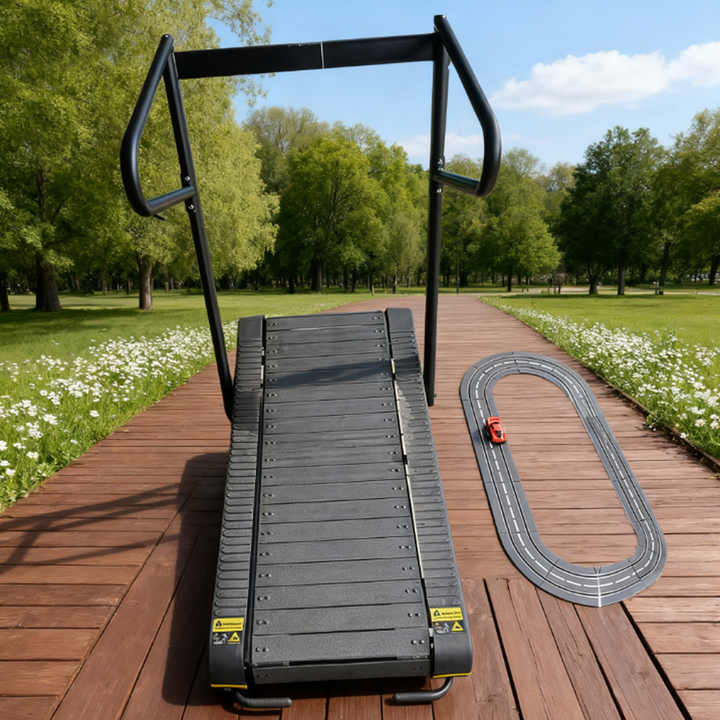 Treadmill Driven Racing Competition Treadmill Racing Interactive Games ...