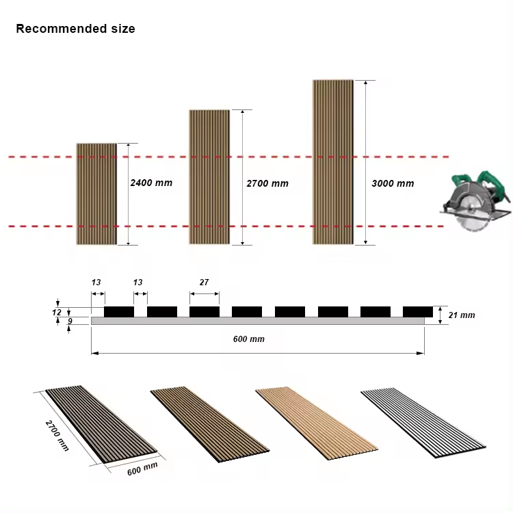Roke Factory Wholesale Acoustic Slat Wall Panels for Stylish and ...