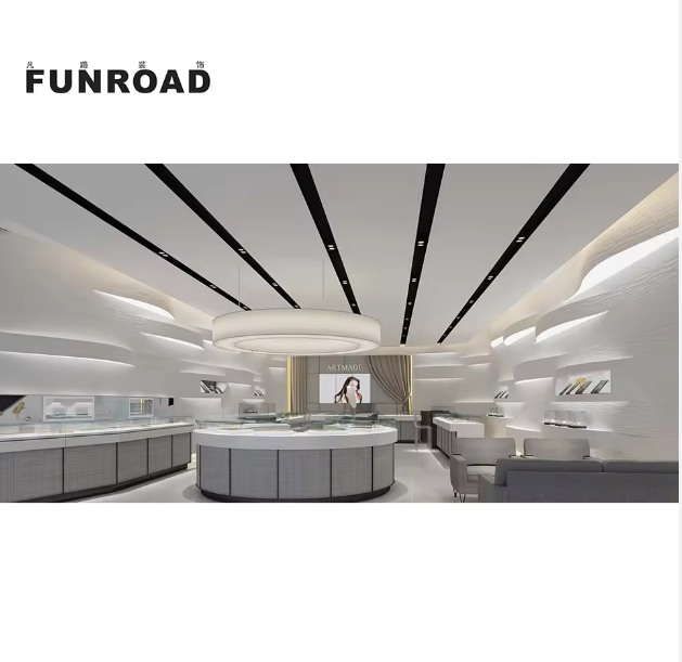 3D Rendering Jewellery Shop Design Idea Jewelry Showcase Manufacturers ...