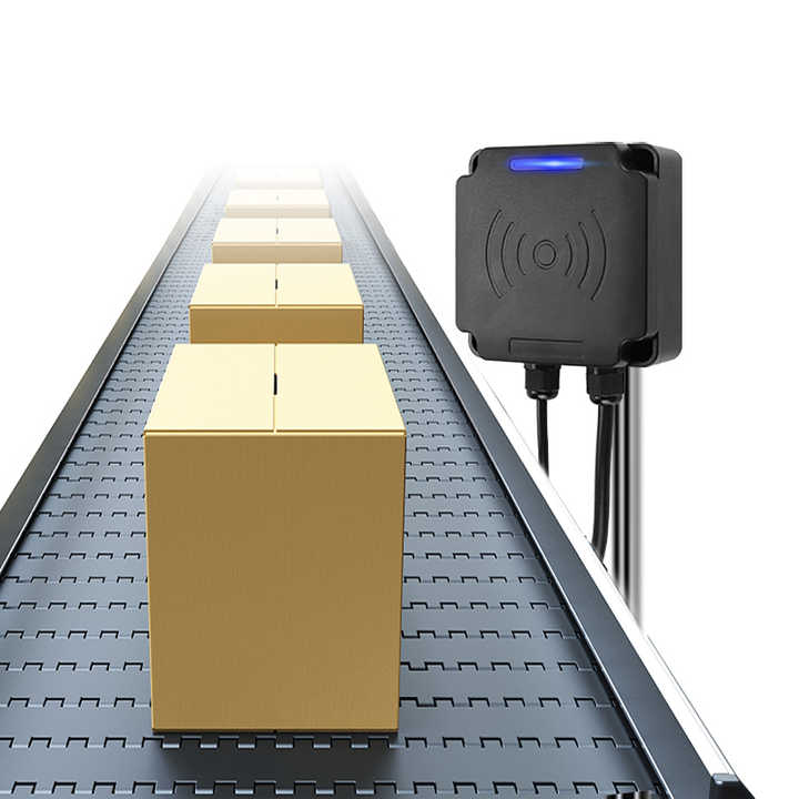 WYUAN ISO18000-6C Industrial RFID Reader UHF Modbus RTU RS232/485 TCP ...