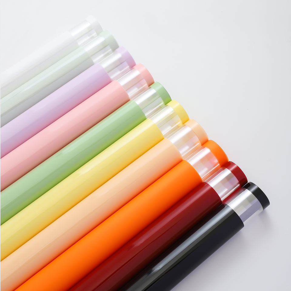 Fall in Color Ins Style Minimalist OPP Transparent Border Packaging ...