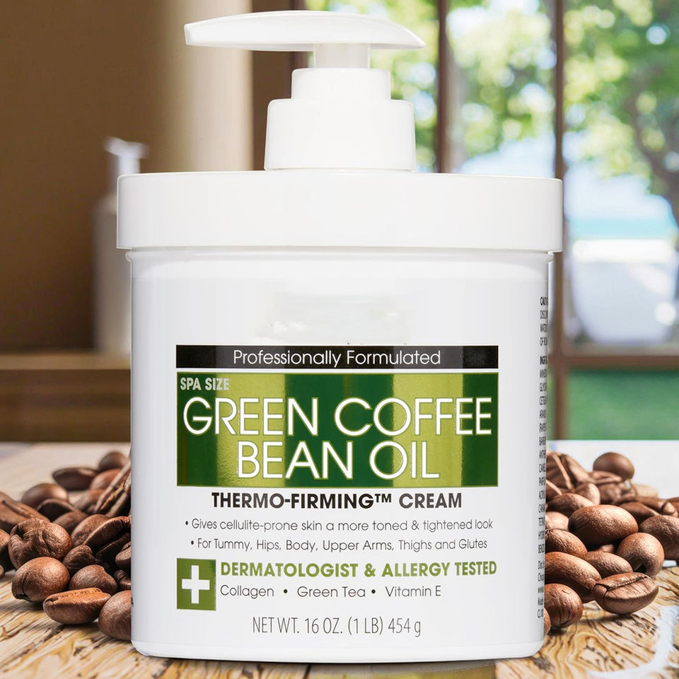 Advanced Clinical Body Cream with Green Coffee Bean Oil Collagen Green ...