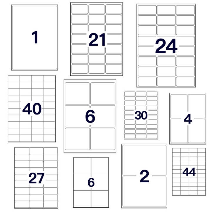 FBA Label Sticker A4 Paper Barcode Sticker Printing Laser Label Custom ...