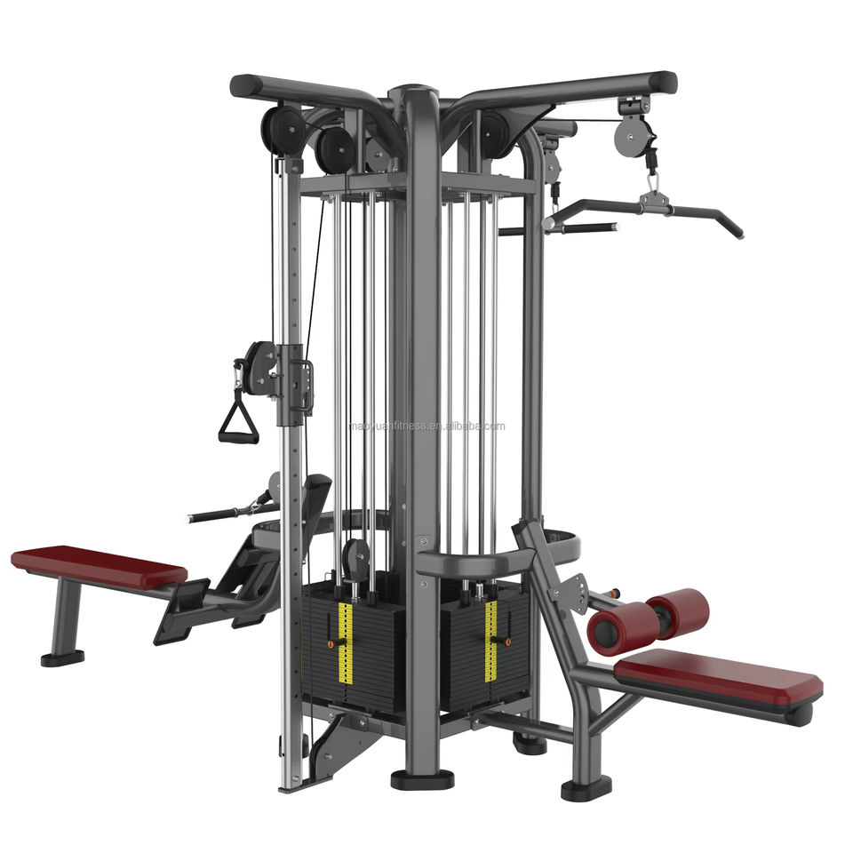 Home Multi-Functional 4 Station Fitness Training Gym Equipment Free ...