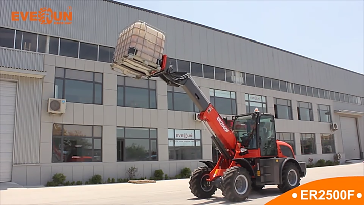 EPA CE 2.5ton Er2500f Boom Compact Telescopic Wheel Loader