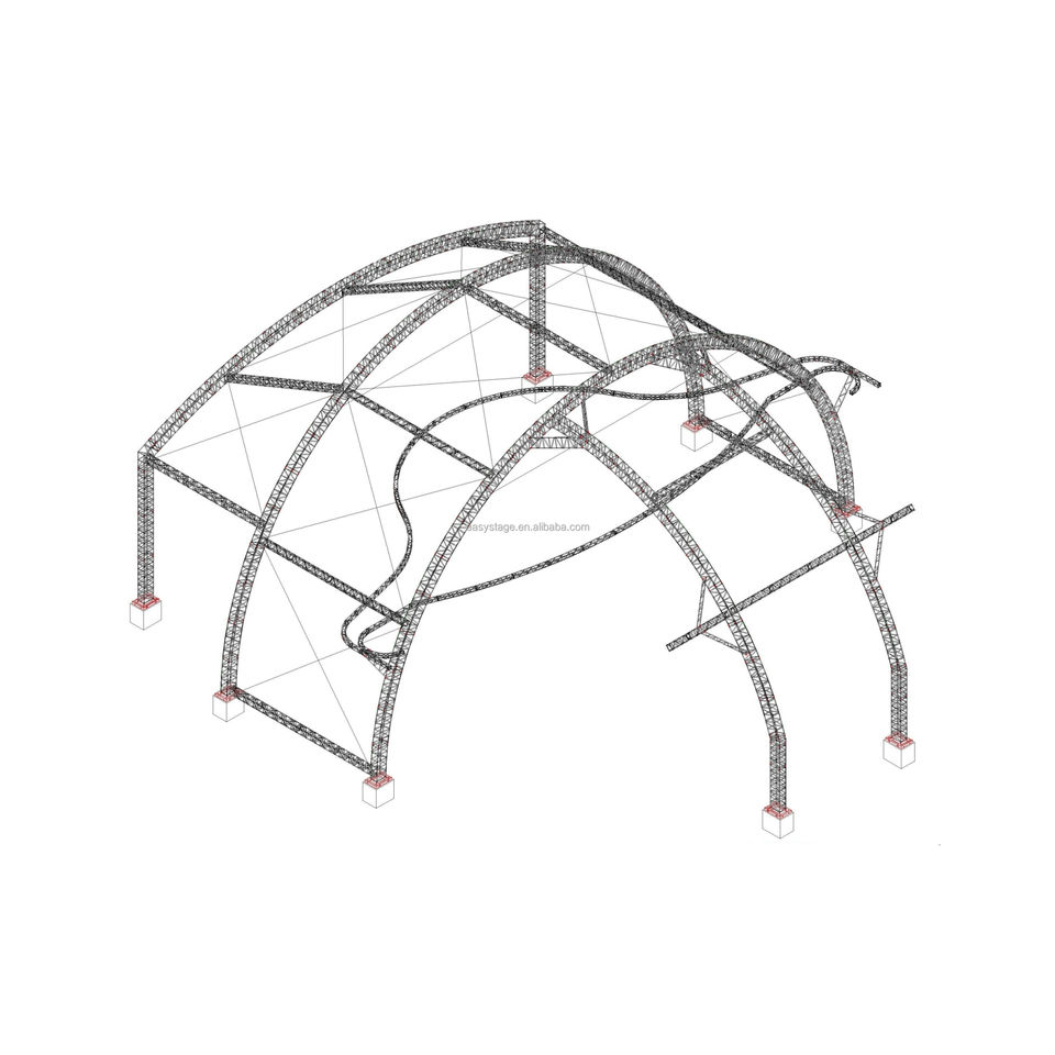 Structural Roofing Curved Roof Truss Circle Truss Structure Arch Truss ...