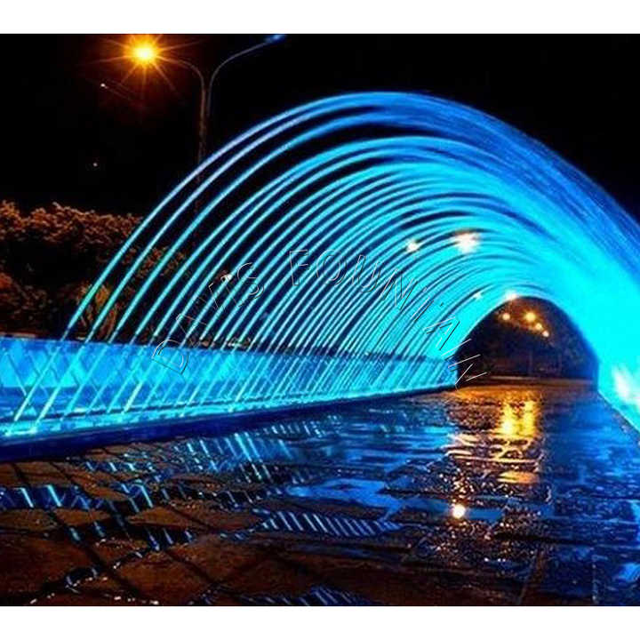 Garden Beam Wave Jumping Fountain Outdoor Colorful LED Light Musical ...