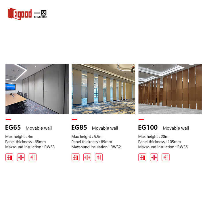 Egood Foldable Acoustic Partition Wall - Soundproof & Flexible