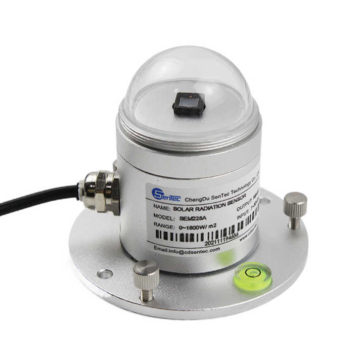 RS485 0-1800W/m2 Solar Radiation Sensor Solar Radiation Pyranometer ...