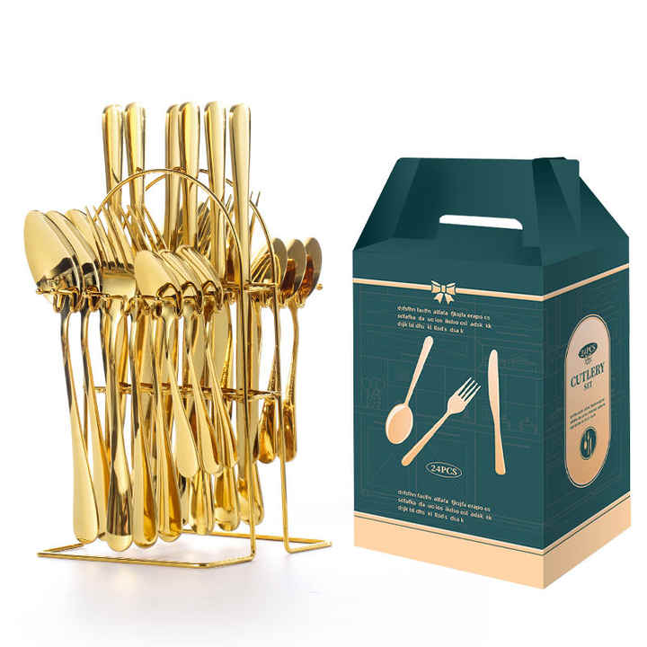 Stainless Steel Cutlery Flatware Silverware Set for Weddings