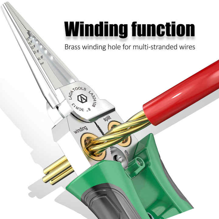 Laoa 8-in-1 Stainless Steel Electrician Wire Strippers