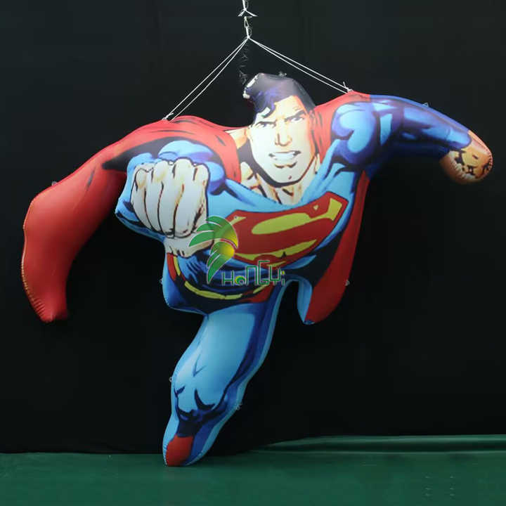 Custom Giant Inflatable Superman 2D Advertising Inflatables Balloon ...