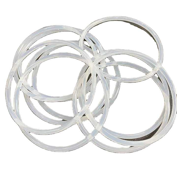 JiuYan White Transparent Molded Silicone Compression Rubber Flat Strip ...