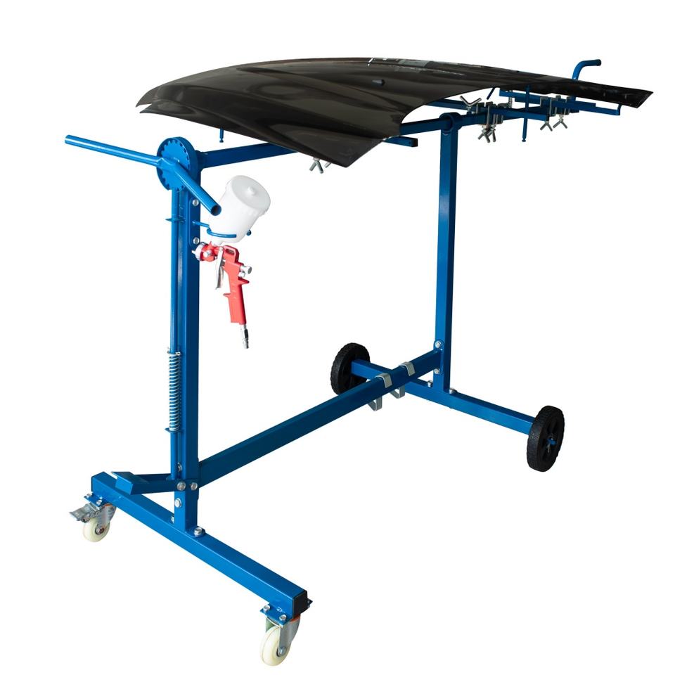 Heavy Duty Iron Rotating Spray Painting Rack with 360 Adjustable Stand ...