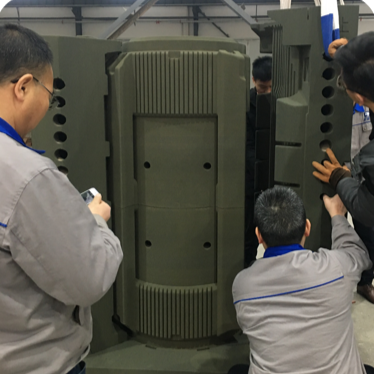 3D Printed Motor Housing and End Cover Sand Cores/Molds 3D Sand Mold ...