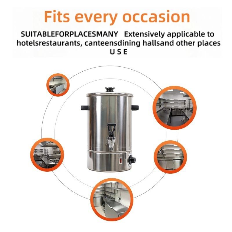 HongYi Stainless Steel Insulated Electric 2500W Catering Water Boiler ...