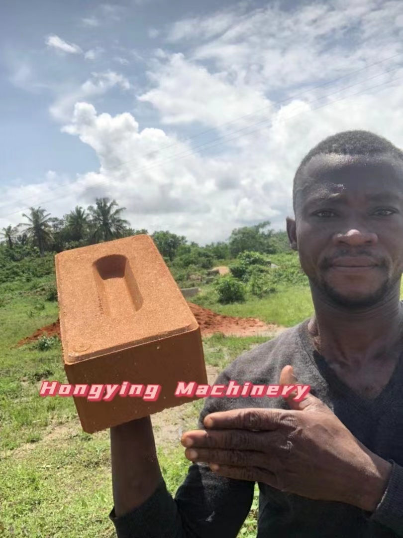 Hand Press JZ-1 Clay Logo Interlocking Brick Making Machine