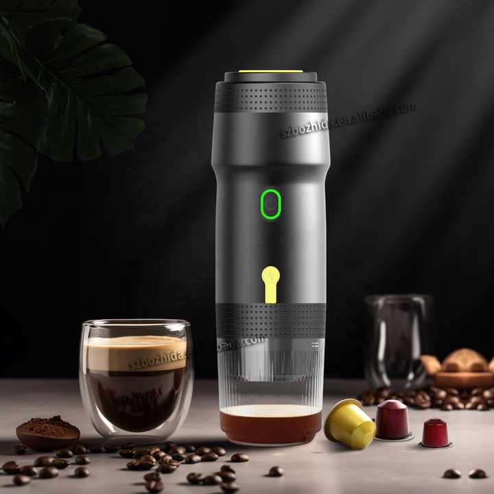Portable Electric Travel Espresso Machine - Self Heating