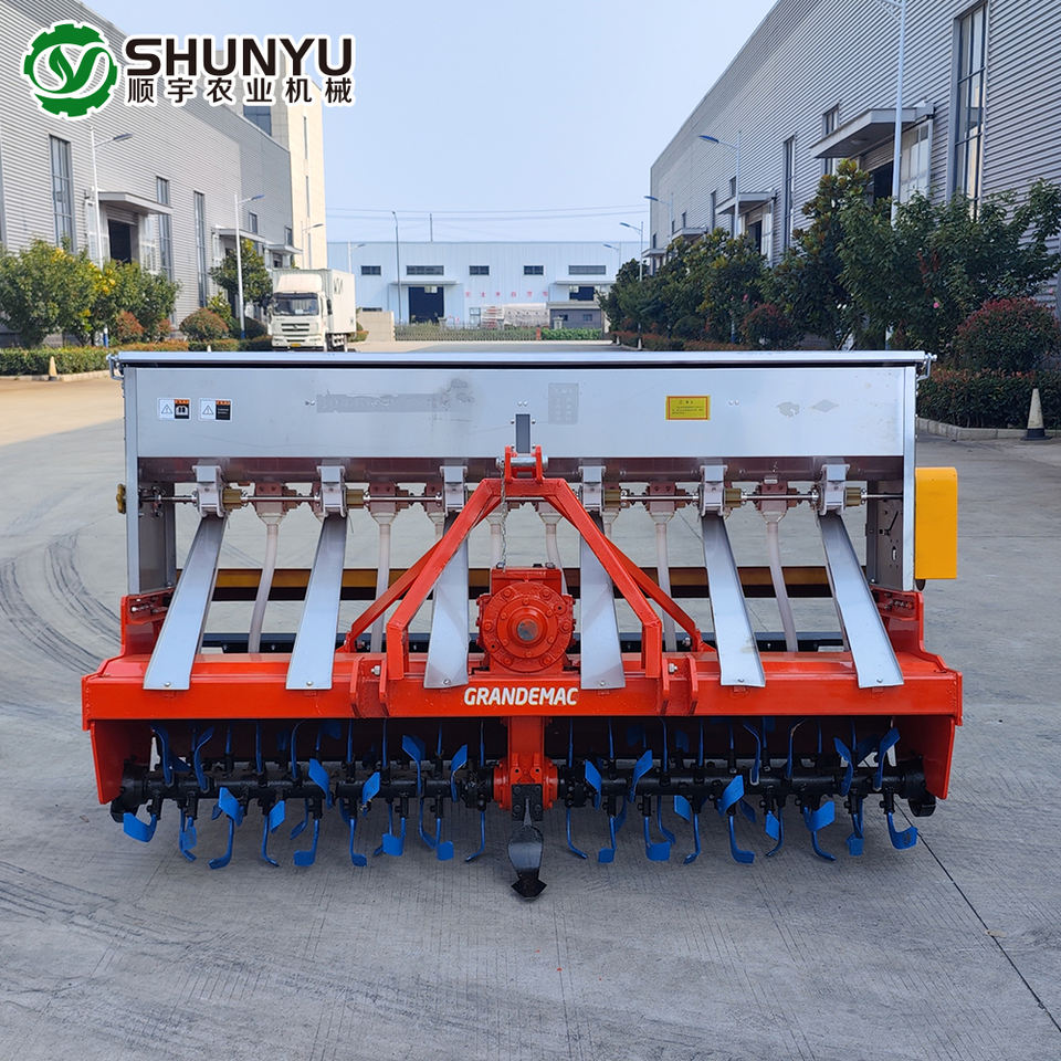 12 Rows PTO Drive Fertilizer Distributor Seeders for Farms