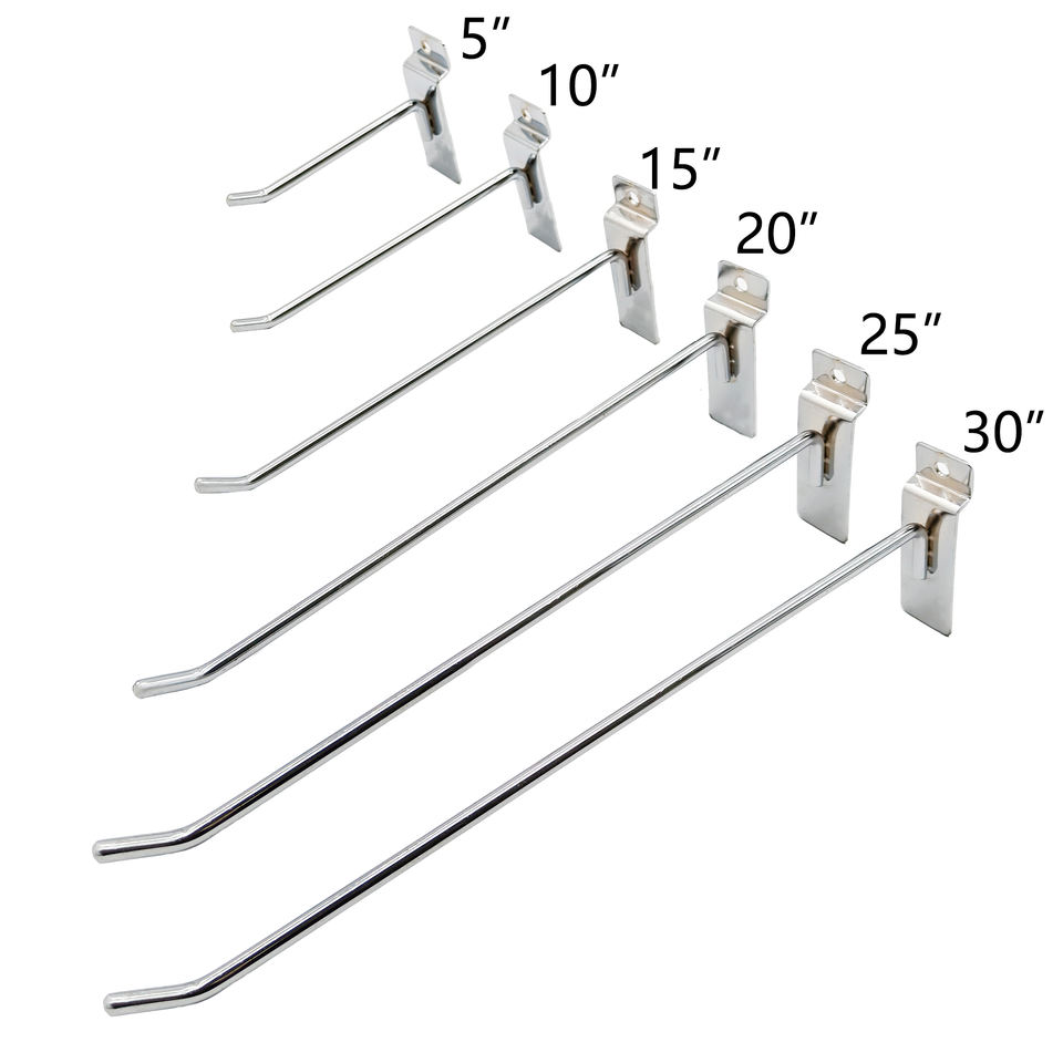 Hookei Fast Ship Supermarket Custom Iron Slatwall Hooks for Retail ...