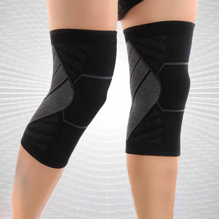 Adjustable Nylon Knee Brace with Side Stabilizers for Ligament Support ...