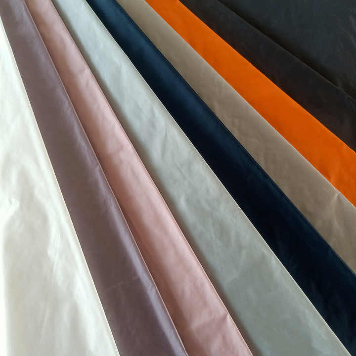 Lightweight Puffer Jackets Fabric Waterproof 20D Shiny Yarn Nylon ...