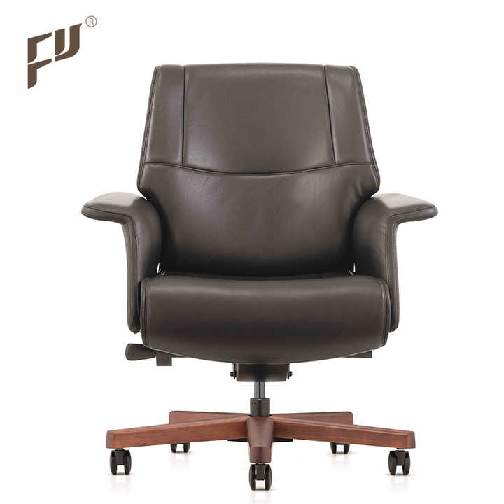 FURICCO Wholesale Luxury Office Staff Chair Leather Swivel Conference ...