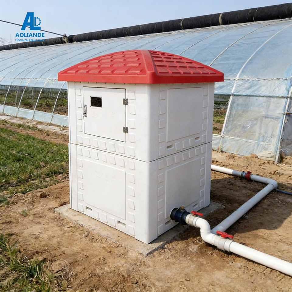 FRP Intelligent Irrigation Well House Integrated Molding for Water Hose ...