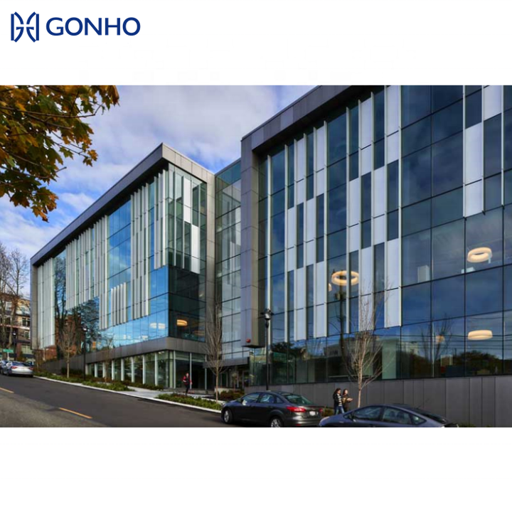 Outdoor Building Glass Curtain Wall System Removable Hanging System ...