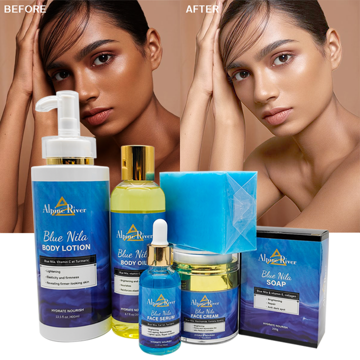 Nila Skin Care Set - Natural Organic Vitamin C Brightening