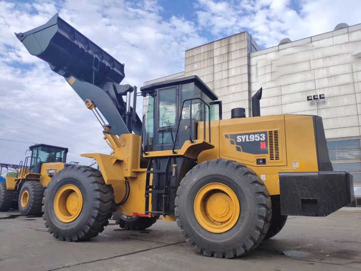 Fuel Saving Earthmoving Machinery SYL956H 5Ton Wheel Loader with ...