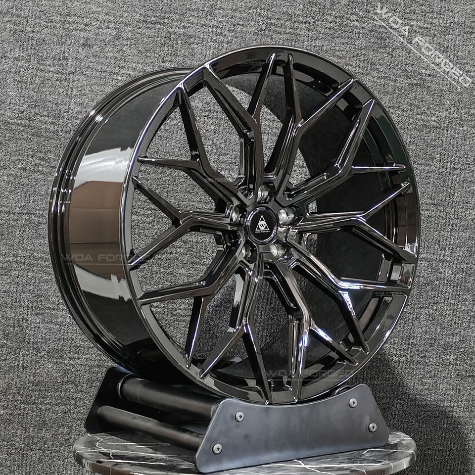 Lightweight Forged Black Sport SL.1 Car Wheels Deep Recessed 5x120 ...
