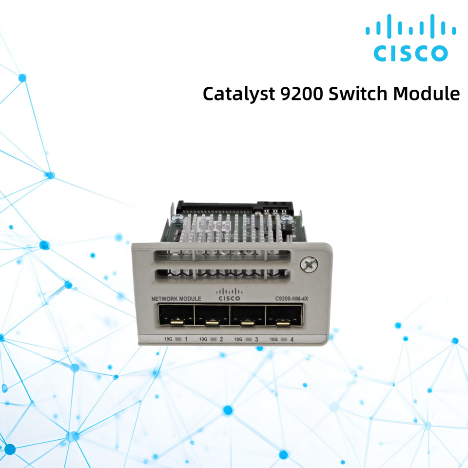 C9200-NM-4X CISCO Catalyst 9200 Series 4x 10GB SFP Switch Network Module