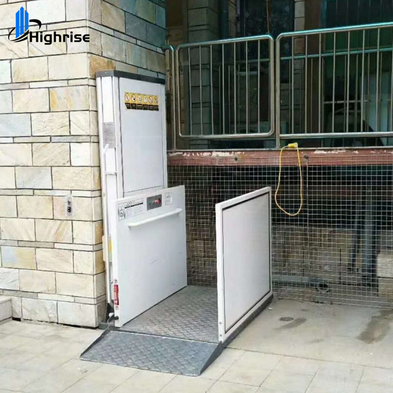Small Home Lift for Disabilities 450kg Capacity Wheelchair Lift Table ...