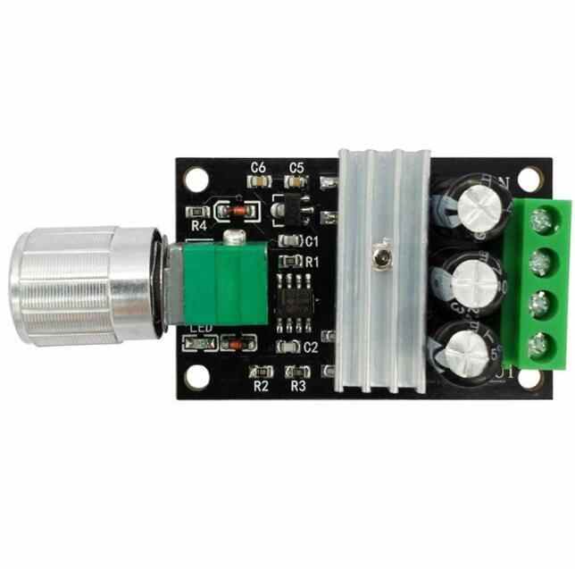 PWM DC motor speed controller 6V/12V/24V/28V 3A speed control switch 1203BK electronics ...