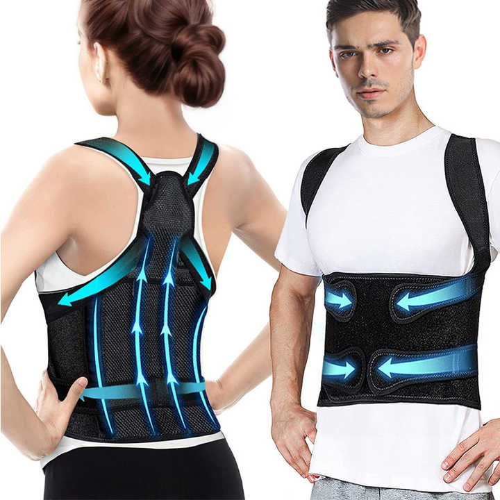 Customizable Spine Adjustable Back Support Posture Corrector for Men ...